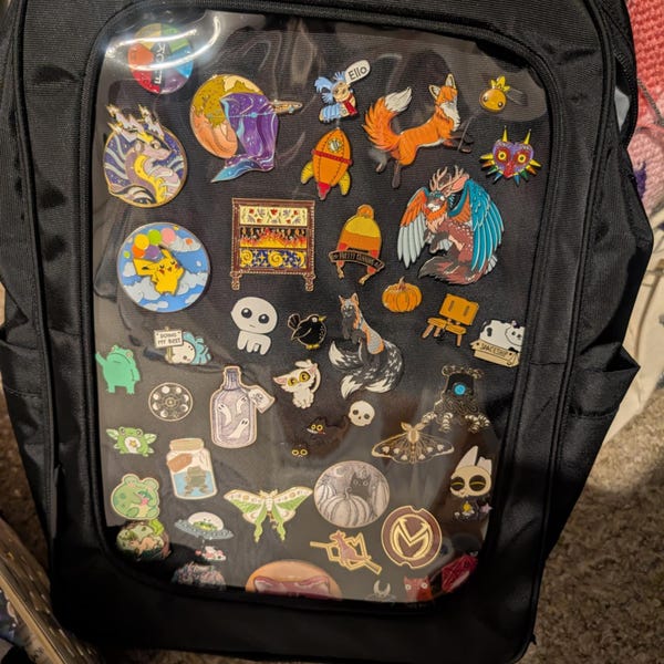 Ita Bag, Pin Display Bag, Ita Backpack, Pin Trading, Window Backpack ...