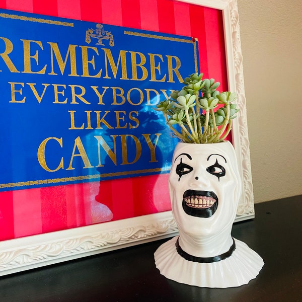 Art the Clown Planter - Etsy