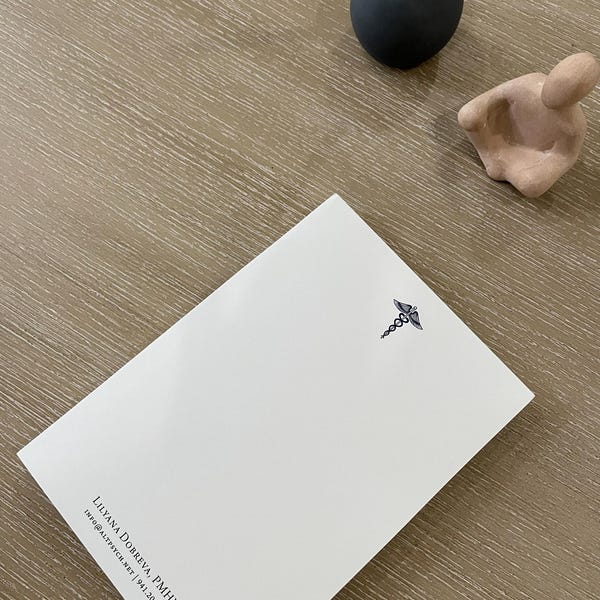 Custom Personalized Stationery Note Cards With Envelopes, Flat Notecard ...