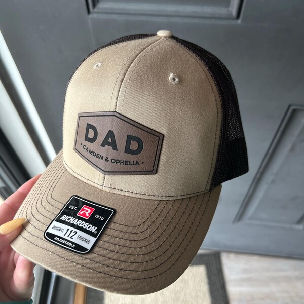 Personalized Dad Patch Hat, Dad Birthday Gift, New Dad Gift, Gift for ...