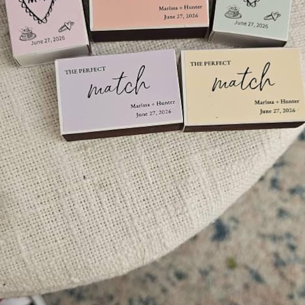Personalized Wedding Matchboxes, Wedding Matchboxes, Custom Wedding ...