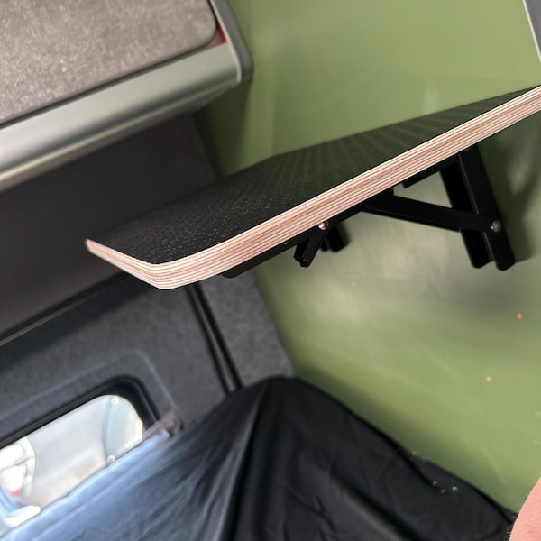 Camper Van Folding Table Shelf, 400mm X 250mm With Brackets Made From ...