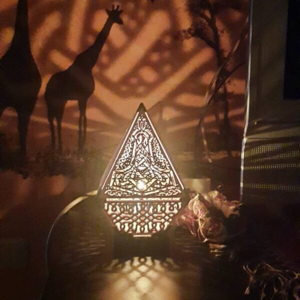 Viking Shadow Lantern Norse Thor Hammer Mjolnir Pegan Night Light - Etsy