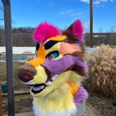 Laser Cut Acrylic Fursuit Eyes Kit Comes With Oval Pupil Mesh and EVA ...