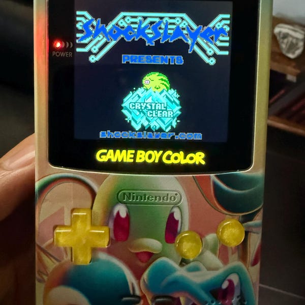 Gameboy Color Original Style Custom Rear Sticker / Label - Full ...