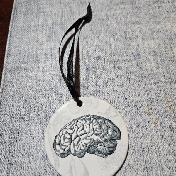 Goth Brain Anatomy Ornament Halloween Christmas Decoration Home Decor ...