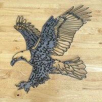 Wildlife, Mountain, Eagle and Deer Scenery - Monogram DXF and SVG ...