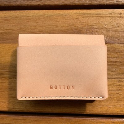 Oblique Wallet With Flap, Card Wallet, Card Case, Card Holder, Leather ...