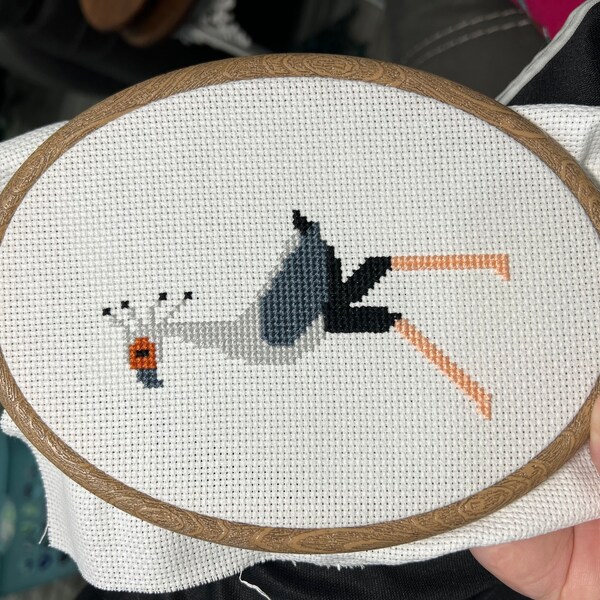 Secretary Bird Cross Stitch Pattern, Instant Download, Modern Chart - Etsy