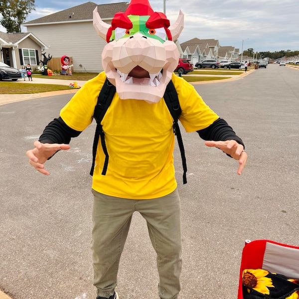 BOWSER KOOPA MASK - Etsy