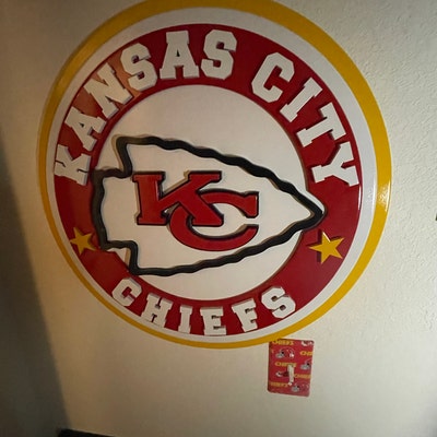 Kansas City Chiefs Wooden Sign - Etsy