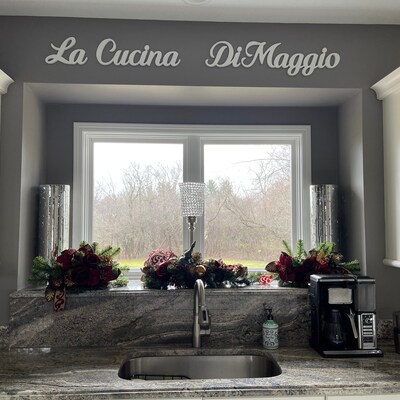 Italian Kitchen Signs / Italian Kitchen Wall Decor / Custom Kitchen ...