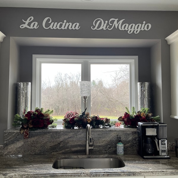 Italian Kitchen Signs / Italian Kitchen Wall Decor / Custom Kitchen ...