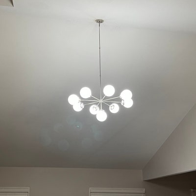 Gorgeous Mid Century Sputnik Chandelier Light Lamp , Large Modern HELIO ...