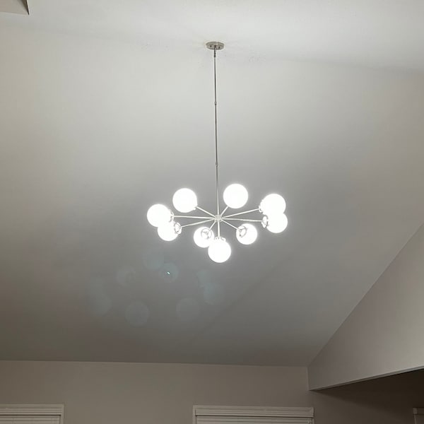 Gorgeous Mid Century Sputnik Chandelier Light Lamp , Large Modern HELIO ...