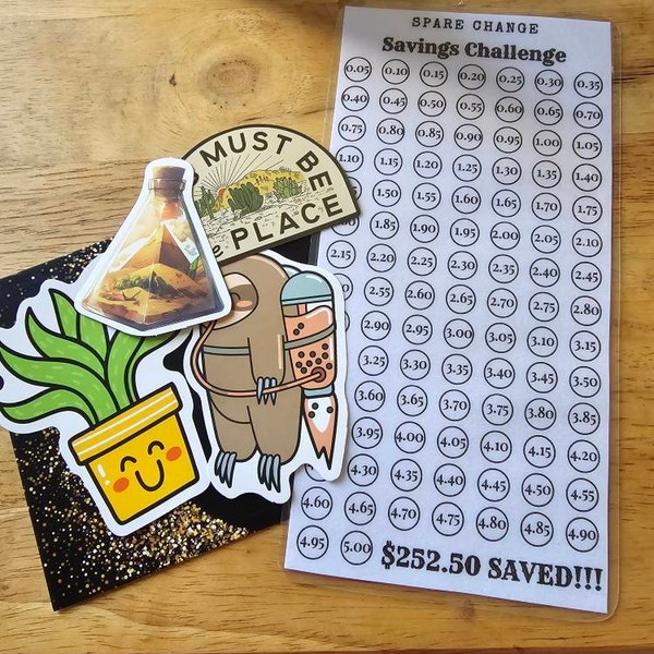 Spare Change Savings Challenge | Saving Challenges | Savings Tracker ...