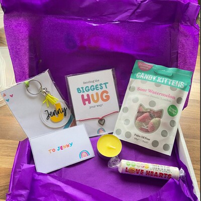 Personalised Best Friend Letterbox Gift Cheer up Get Well Soon Miss You ...