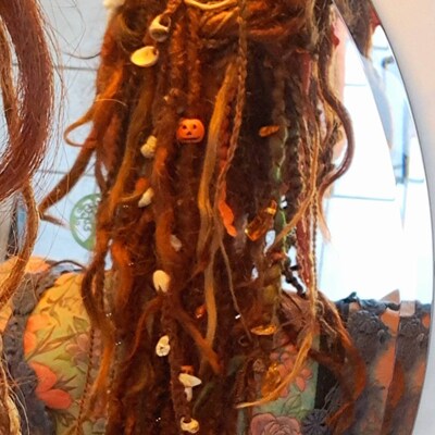 Dreadlock Braid Bead Sesame Street / Hair Jewelry Blue Cookie Monster ...