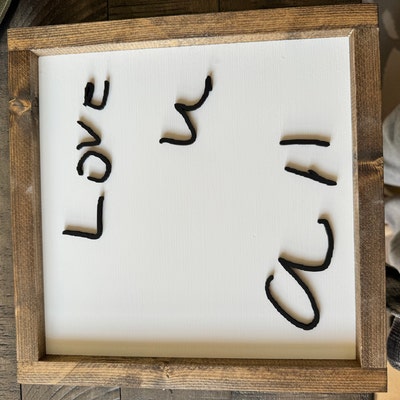 3D Custom Handwritten Wooden Sign Personal Handwriting Wood Sign ...