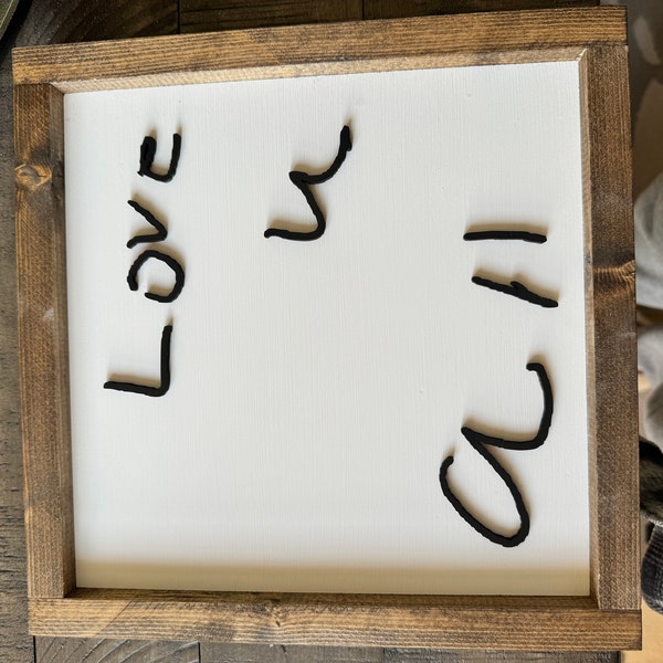 3D Custom Handwritten Wooden Sign Personal Handwriting Wood Sign ...