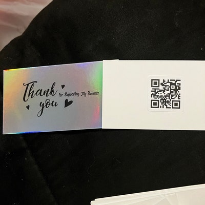 Custom QR Code Scan Me Labels Reorder Review 1 Square Stickers Business ...