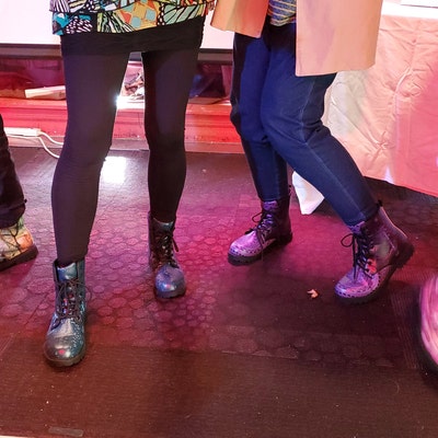 Gift for Her, Womens Sneakers, Bright Mandala Style Design, Women's Low ...