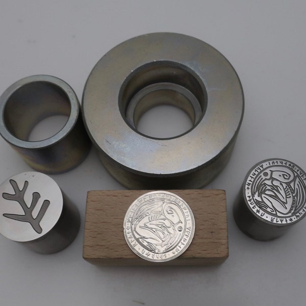 Custom Metal Dies for Custom Coin Minting, Coin Minting Rig for ...
