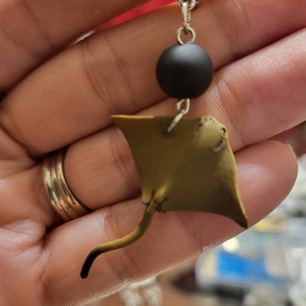 Tiny Cownose Ray Figurine - Soft Plastic Stingray for Diorama or ...
