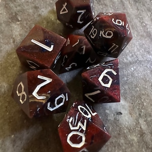 The Forbidden Fey Dice Set / Sharp Edge Dice / Dice for Dungeons and ...