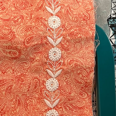 Endless Machine Embroidery Floral Border Designs Simple Border Line ...