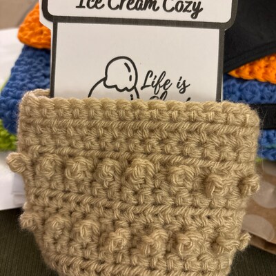 PRINTABLE Ice Cream Cozy Template Digital PDF Pint Cozy Inserts Cozy ...