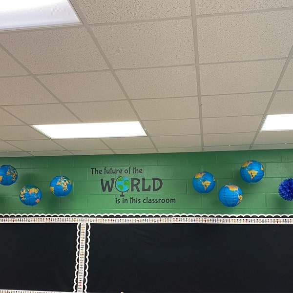 Ready to Ship Classroom Decor - the Future of the World is in This ...