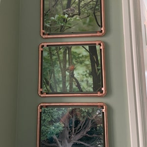 Copper Pipe Photo Frames - Etsy