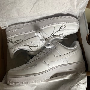 Blue Gray Air Force 1 Custom Nike Air Force 1 Blue Gray - Etsy