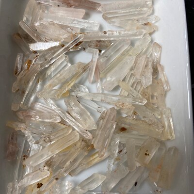 Tiny Matchstick Quartz Crystal Points 1/2 Lb Box Lot natural Points ...