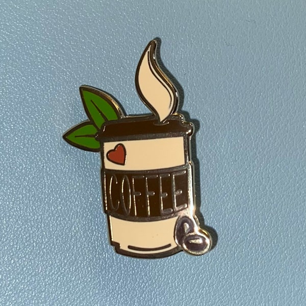 Coffee Lover 1.5" Hard Enamel Pin - Etsy