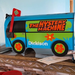 Mystery Machine Look-a-like Mailbox - Etsy