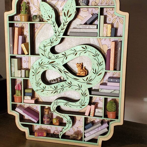 Mystical Snake Shelf for Crystals, Gift for Witches, Easy Beginner ...