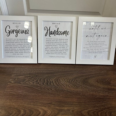 Amenity Basket Toiletries for Wedding Restroom Basket Sign Template ...