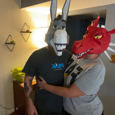 DRAGONA SHREK MASK Diy - Etsy