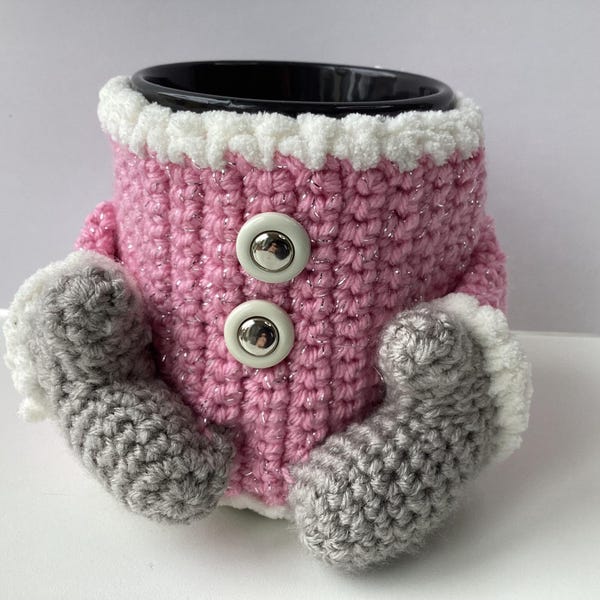 Crochet Christmas Mug Jumper Pattern - English Only - Etsy
