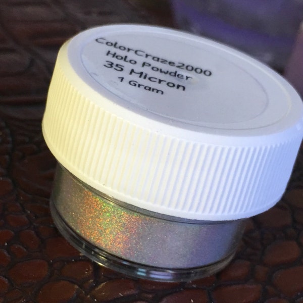 35 Micron Unicorn Powder Spectraflair Alternative Silver Holographic ...