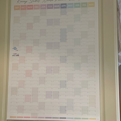 Personalised Mid Year Planner July 2024 June 2025, Year to View Wall ...