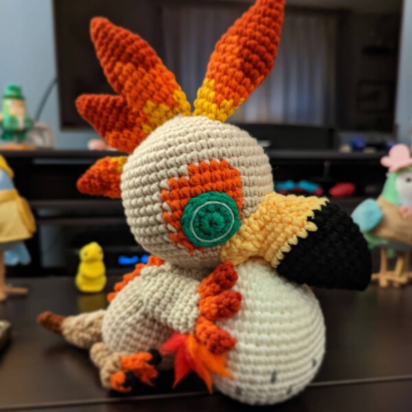 Large Size Monsterhunter World Inspired | Chibi Plush | Amigurumi ...