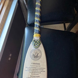 MILITARY PADDLE With Engraved Logo and Personalized Message - Etsy