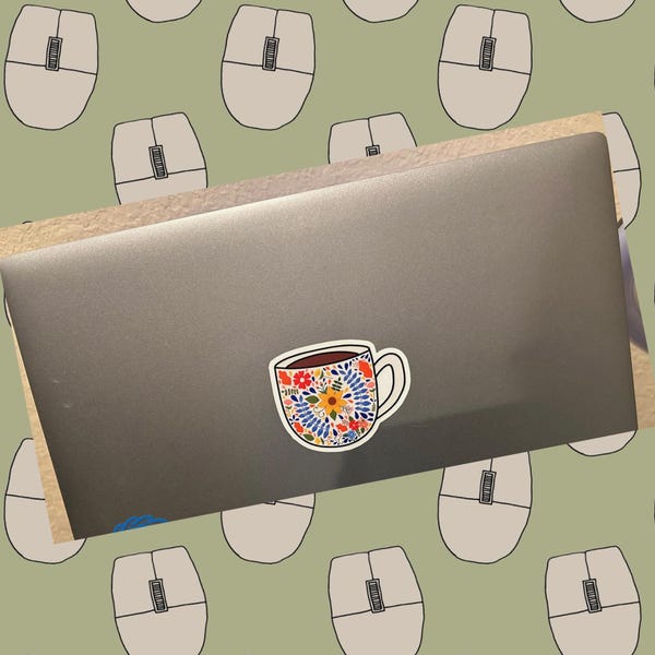 Coffee Cup Sticker | Stickers for Hydroflask | Laptop Sticker | Gift ...