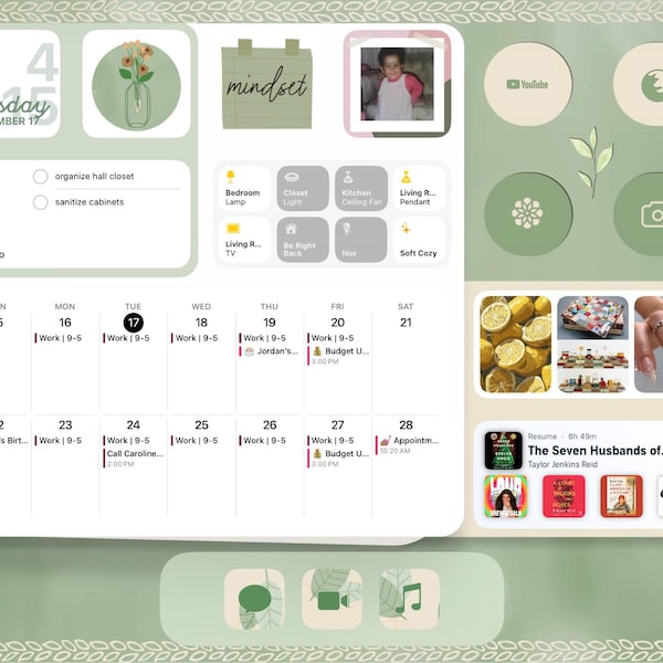 Aesthetic iPad Wallpaper Kit, Matching Theme, Icons, Widgets, iPhone ...
