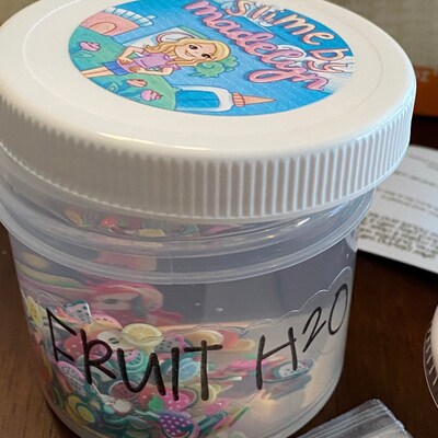 Clear Fruit Slime Detox Water Clay Fruit Slices Unscented Slime - Etsy