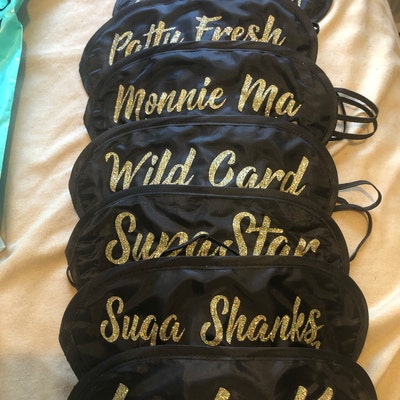 Personalized Sleep Masks Great for Dance Parties Cheer - Etsy