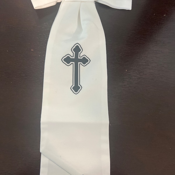 Personalized First Holy Communion Boy Arm Band: Monogrammed Muslin ...